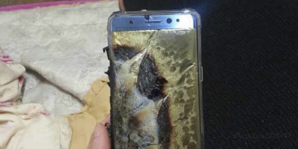 Explota Galaxy Note 7 en China